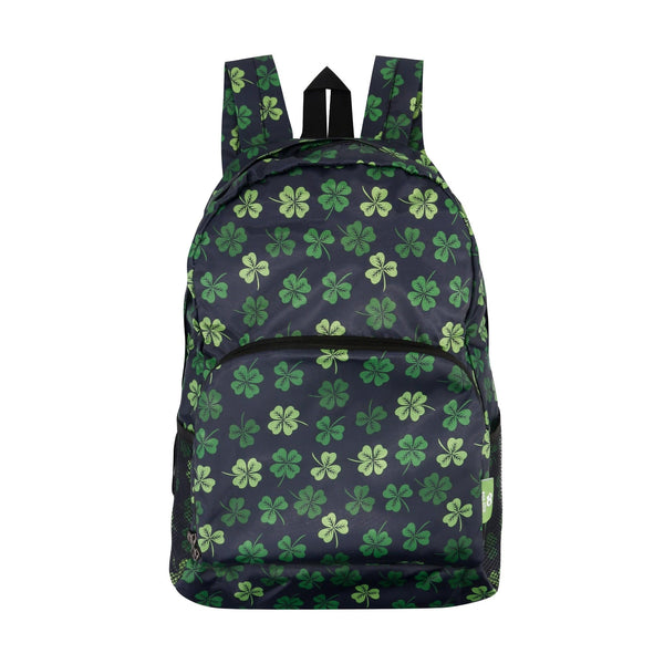 Eco Chic Lightweight Foldable Backpack Shamrock – Eco Chic Retail Ltd